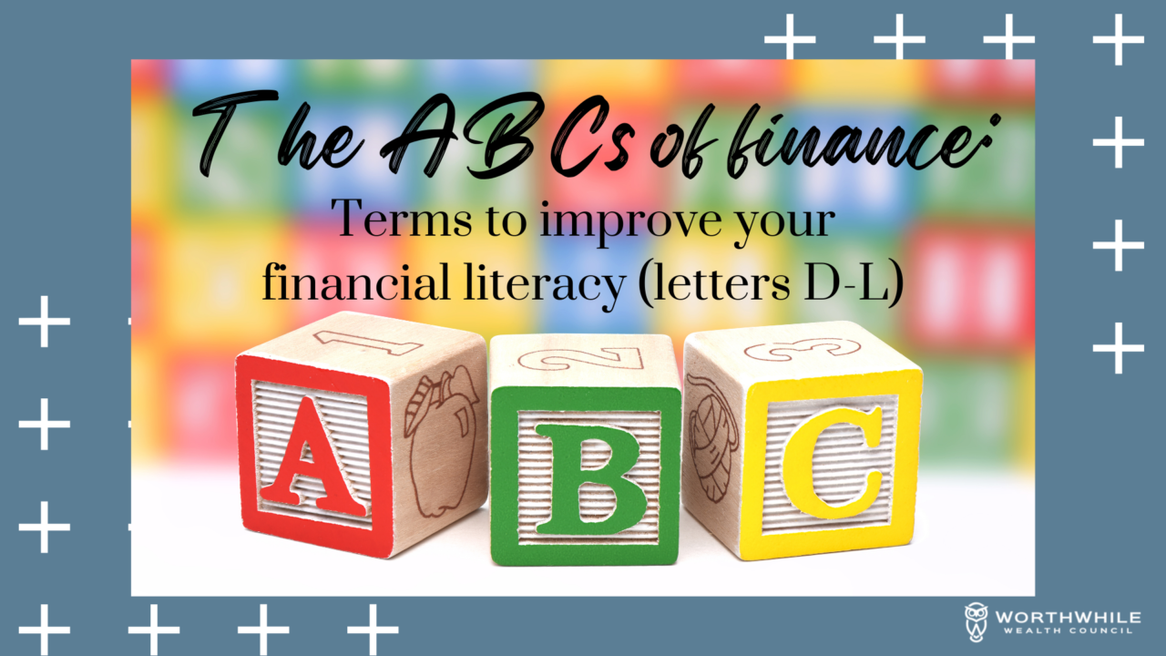 The ABCs of finance: Terms to improve your financial literacy (letters ...